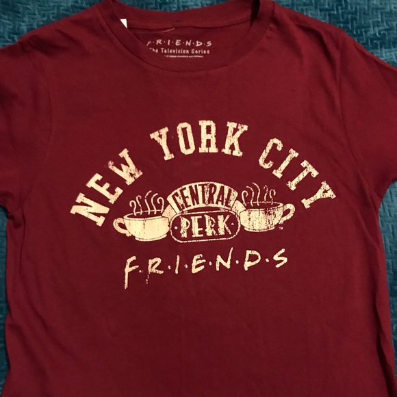 FRIENDS | Tops | Nwt Friends Tv Show Nyc Logo Cherry Top For Women Size ...